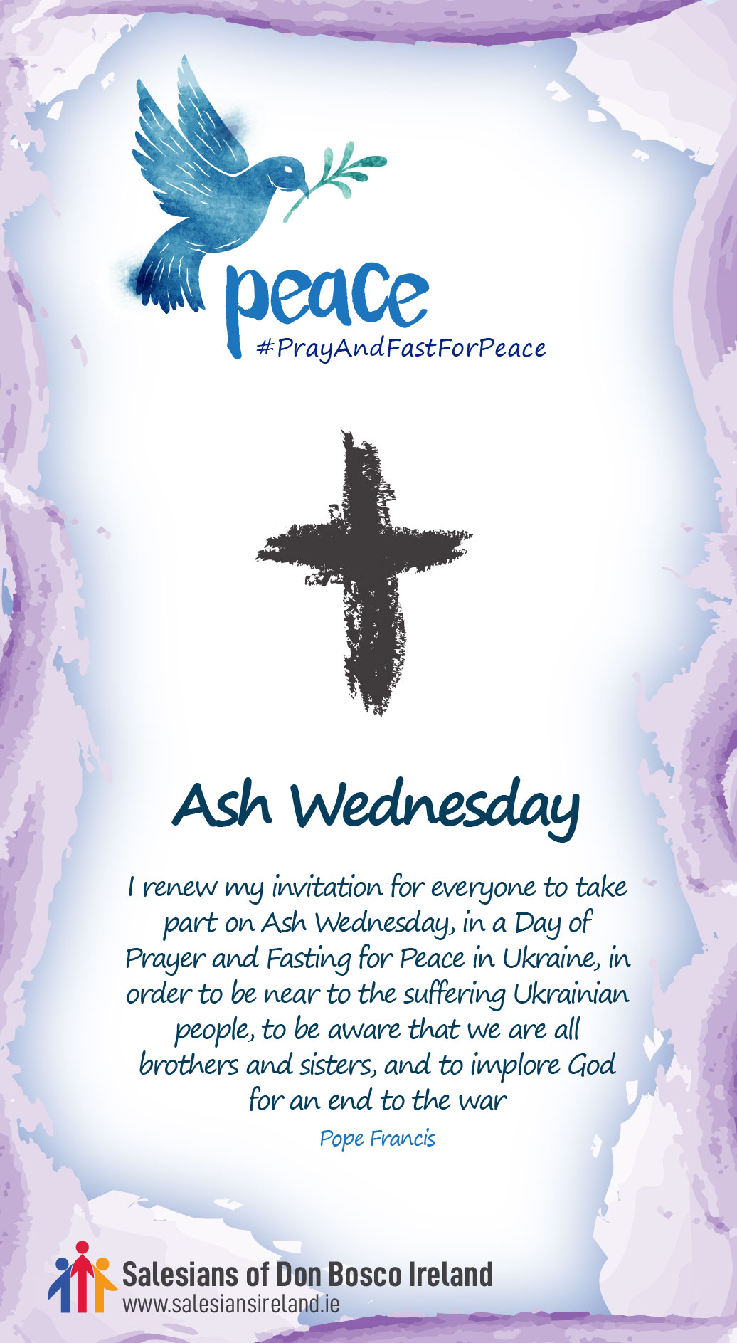 Ash Wednesday - Salesians Ireland | Continuing Don Bosco's Mission for ...